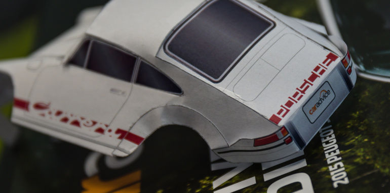 Father’s Day 2015 :: Porsche 911 Carrera RS 2.7 papercraft model