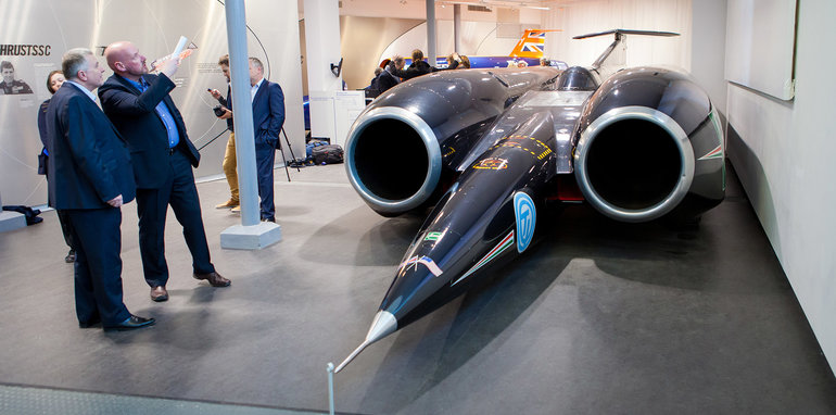 Bloodhound SSC sprints from 0-338km/h in 8.0 seconds