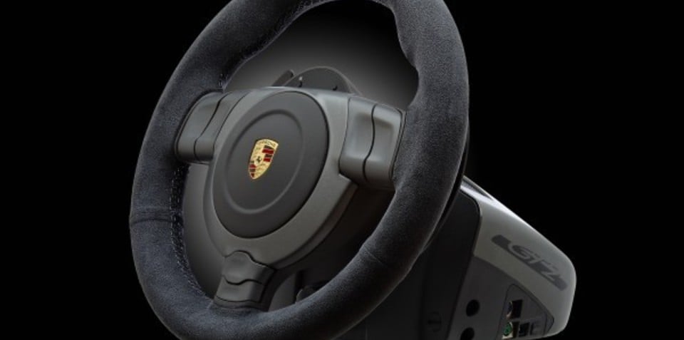 Fanatec Porsche GT2 gaming steering wheel